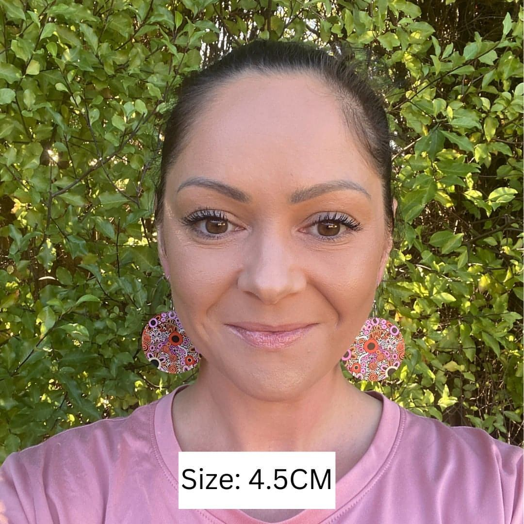 Boandik Country Dangly Earrings – Windyigarn Art